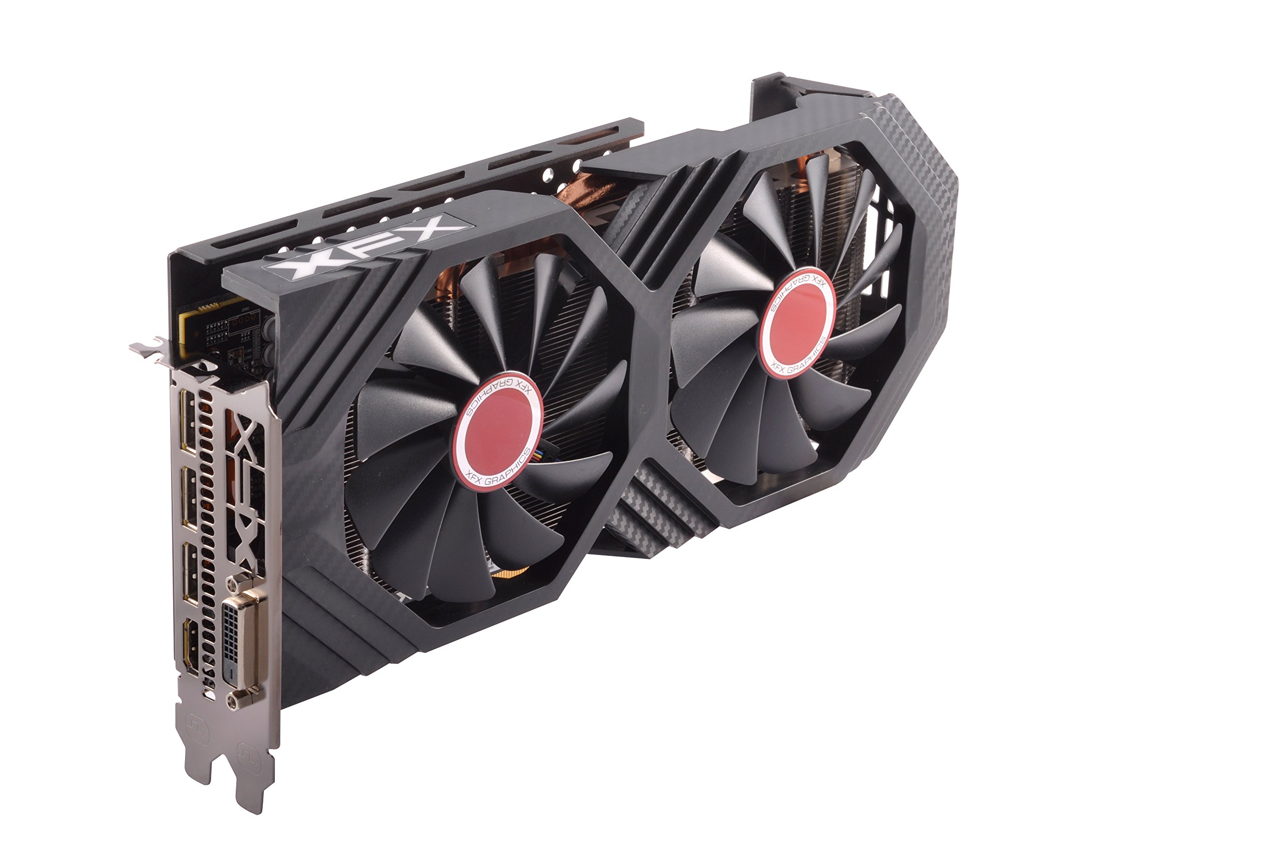 XFX Radeon RX 580 GTS Black Edition 1425MHz OC+, 8GB GDDR5, VR Ready, Dual BIOS, 3xDP HDMI DVI, AMD Graphics Card (RX-580P8DBD6)