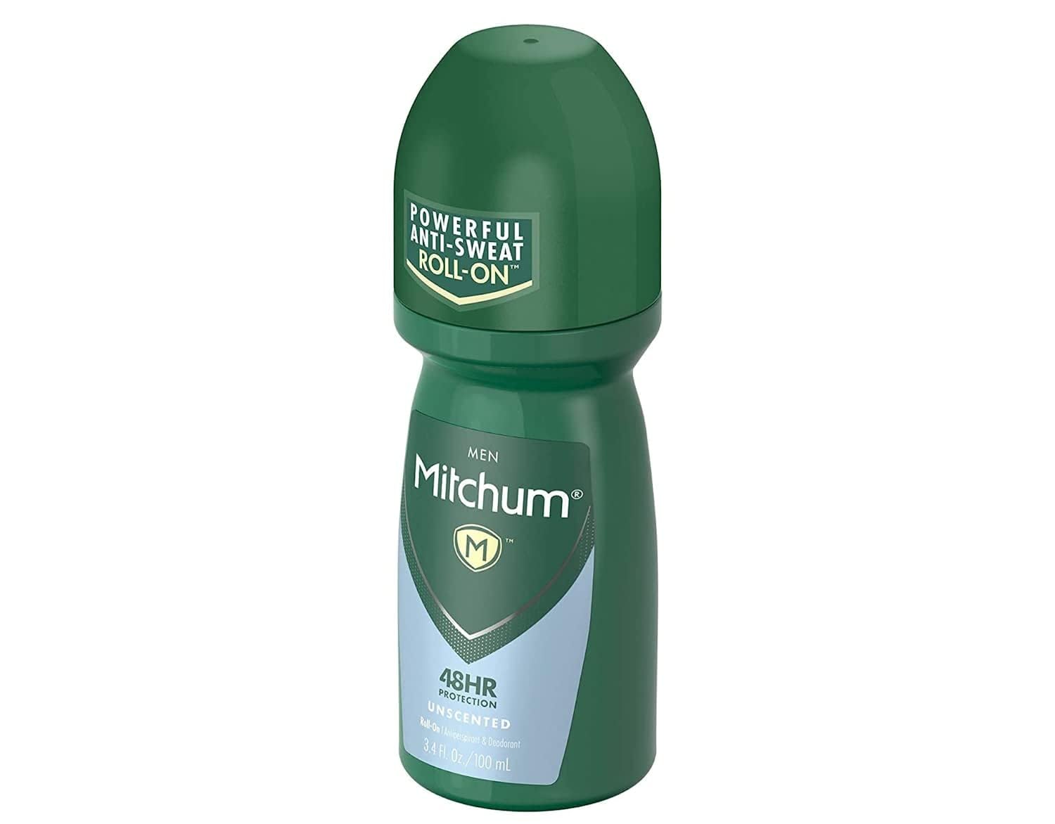 Mitchum Invisible Anti-Perspirant & Deodorant Roll-On, Unscented 3.4 oz (Pack of 2)