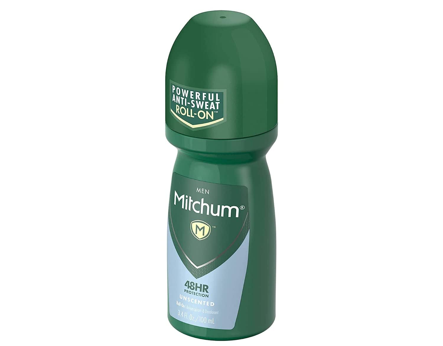 Mitchum Roll-On Antiperspirant and Deodorant for Men, Unscented, 3.4 Fluid Ounce?(Pack of 3)