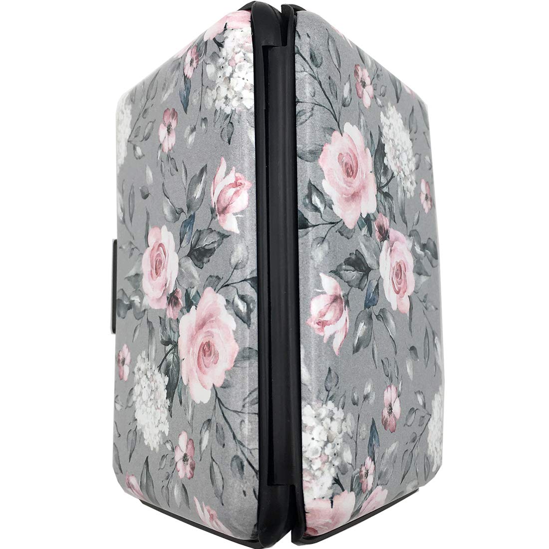 BFL RFID Credit Card Holder for Women or Men, Theft Proof Credit Card Holder, Slim Design Fits in Pocket (Plum blossom)