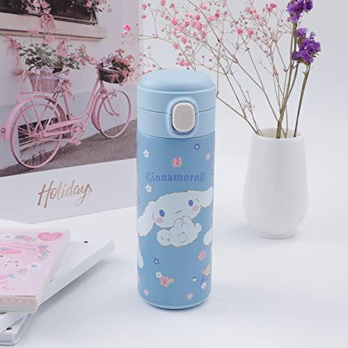 Cartoon Kitty Stainless Steel Vacuum Bottle Leakproof,Insulated for Hot or Cold Water Bottle Travel Mug for Girl-5
