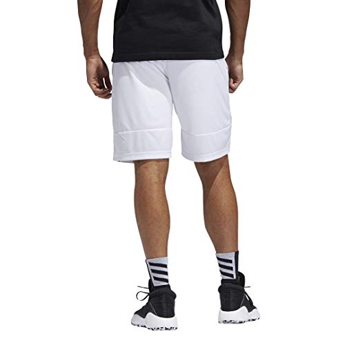 adidas Men's 3g Speed X Shorts, White/Black/Black, Large