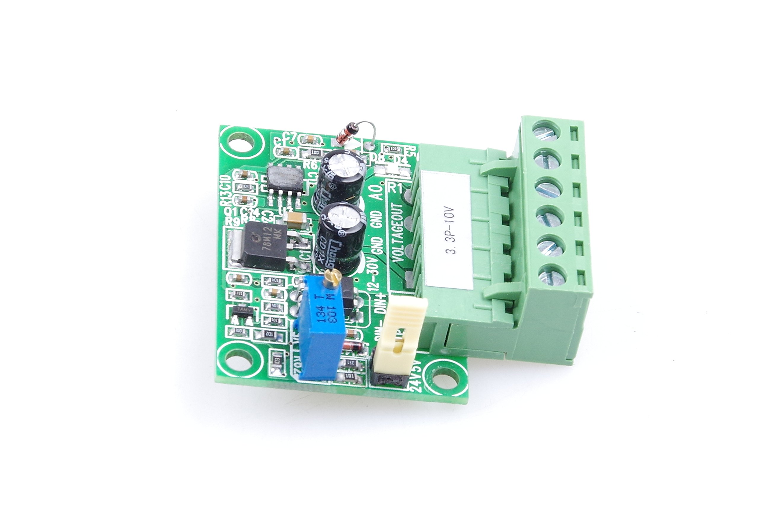 KNACRO 3.3V 0-100% PWM to 0-10V Conversion Module Digital to Analog Module PLC Industrial Interface Conversion Module