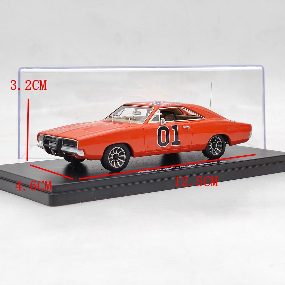 Auto World 1/43 for Dodge Charger General Lee 1969 AWRSS1151 Limited Resin Toys Car Models Miniature Hobby Collectible Gifts