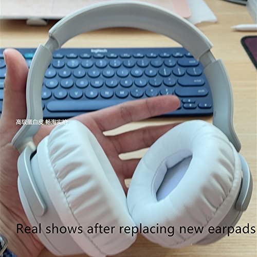 Cypressol Replacements Ear Pads EarPads Cushion Earmuffs Repair Parts Cups Kit Pillow Covers Compatible with Microsoft Surface Headphones 1 2 Noise Cancellation Headset Headphone Light Gray White