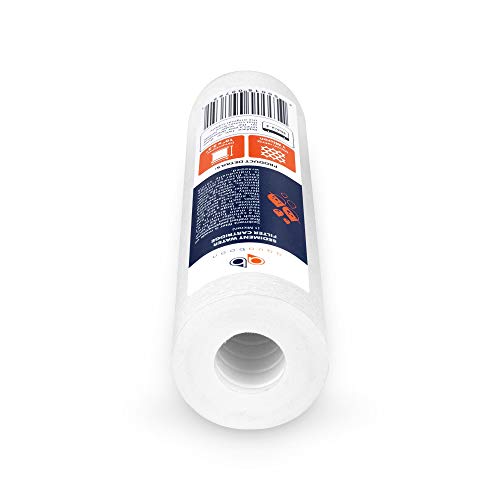 Aquaboon 10β x 2.5β Whole House and Reverse Osmosis Sediment 1 Micron Water Filter Cartridge | COMPATIBLE WITH: Culligan P1, Pentek P1, PD-1-934, P5, AP110, WFPFC5002, CFS110, RS14, WHKF-GD05 (4-PACK)