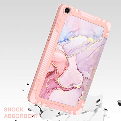 PIXIU compitable with Samsung Galaxy Tab A 8.0 2019 Case T290 T295, Slim Lightweight Stand Folio PU Leather Case for Tab A 8.0 2019 without S Pen Model SM-T290 (Wi-Fi) SM-T295 (LTE) (Purple Marble)