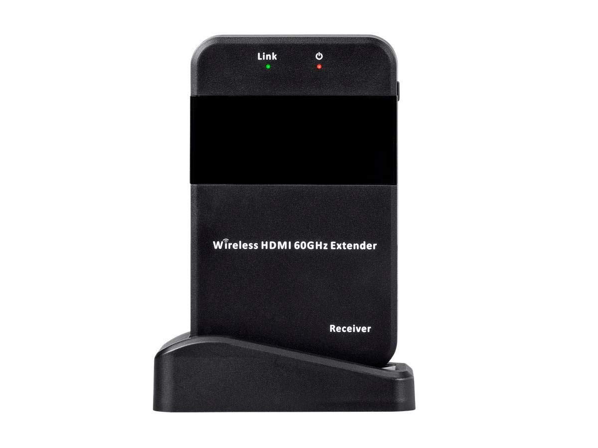 Monoprice Blackbird Pro WIHD 60GHz Uncompressed Wireless Professional HDMI Extender - 30 Meter Range, Black