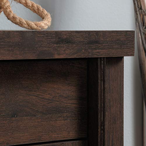 Sauder Costa Library Base, L: 31.30" x W: 14.41" x H: 30.00", Coffee Oak finish