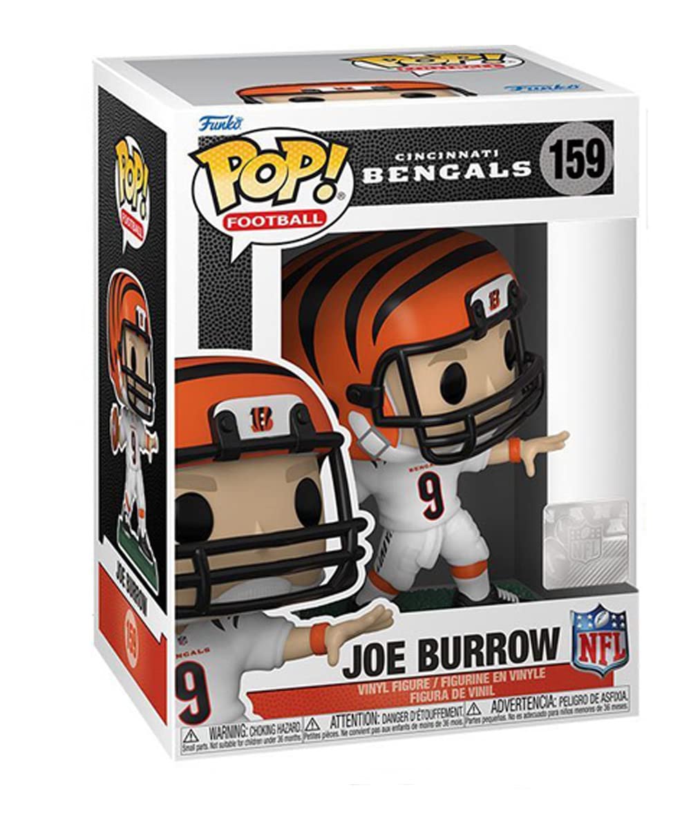Joe Burrow (Cincinnati Bengals) NFL Funko Pop! Series 8 w/Ecotek Protective Case