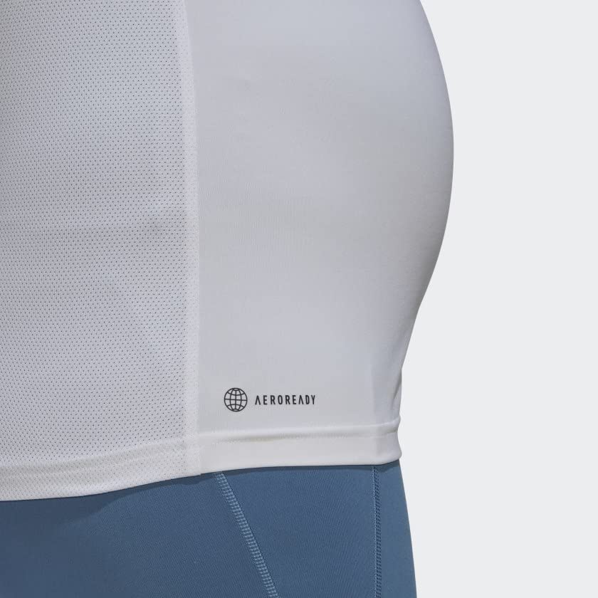 adidas Women's Designed 2 Move Sport T-Shirt, White/Black, Small