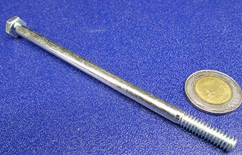 Grade 5 Zinc Steel Hex Bolts RH PT 1/4"-20 x 5.00" Length 50 pcs