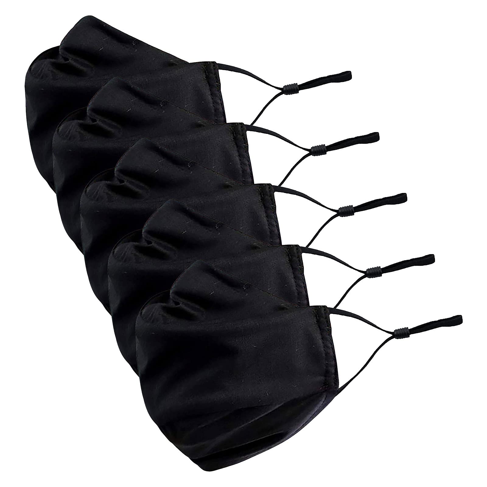 Hozxclle 10 Pack Music Cotton Face_Màsk with 3D Design, Washable and Reusable_Mask Singers Voice_Mask for Singing,Choir, Chorus and Teaching, Black
