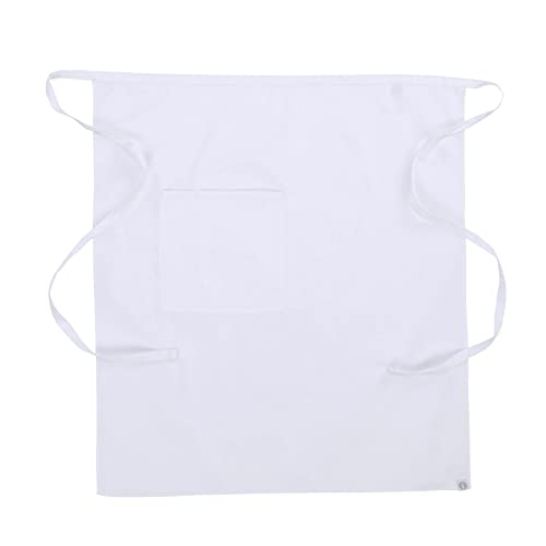Chef Works Unisex Bistro Chef Apron, White, One Size