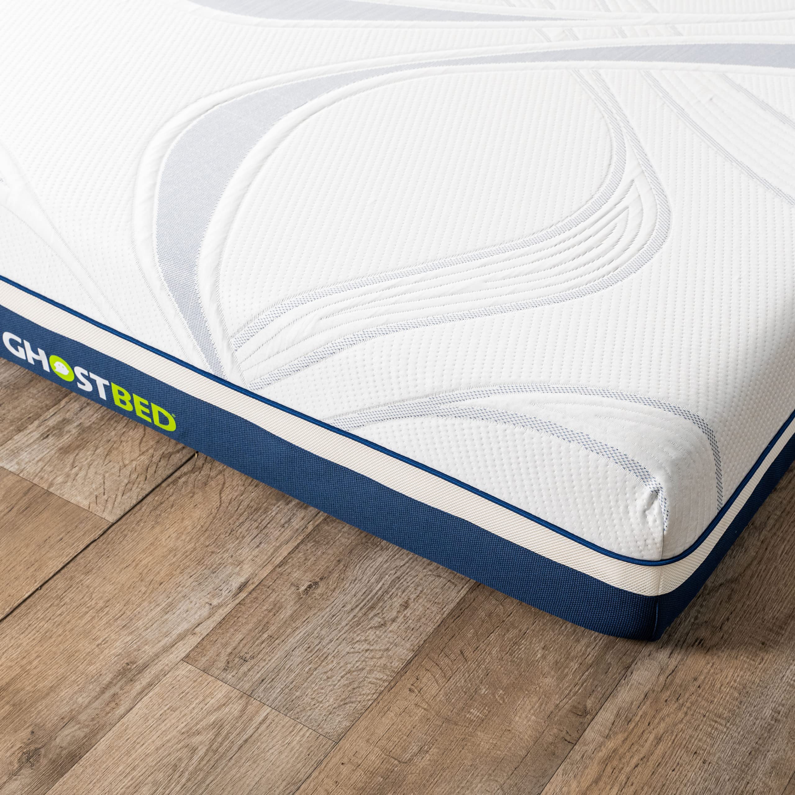 GhostBed Ultimate 10 Inch Mattress - Cool Gel Memory Foam King Mattress, Medium Firm Feel with Breathable, Cool-to-The-Touch Cover - Made in The USA, CertiPUR-US Certified