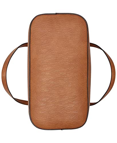 Calvin Klein Gabrianna Novelty Shopper Shoulder Bag, Caramel