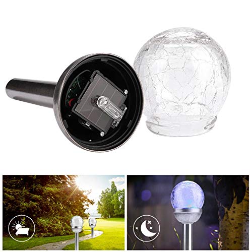 Ball Stake Light, High Brightness Waterproof Garden Stake Lights, Sturdy and Durable Lawn for Home