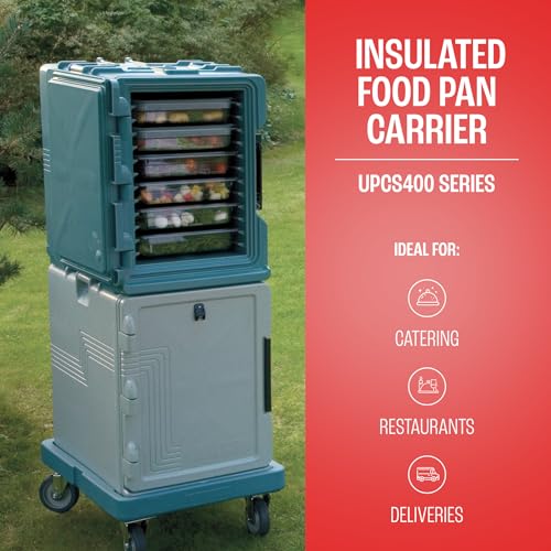 CAMBRO Insulated Food Pan Carrier - Hotbox for Catering & Transport - UPCS400 Series (Speckled Gray)