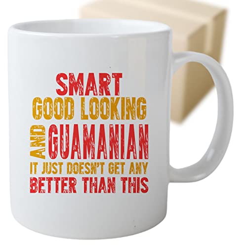 Garod Soleil Coffee Mug Smart Good and Guamanian Funny Gifts for Men Women Coworker Family Lover Special Gifts for Birthday Christmas Funny Gifts Presents Gifts 432233
