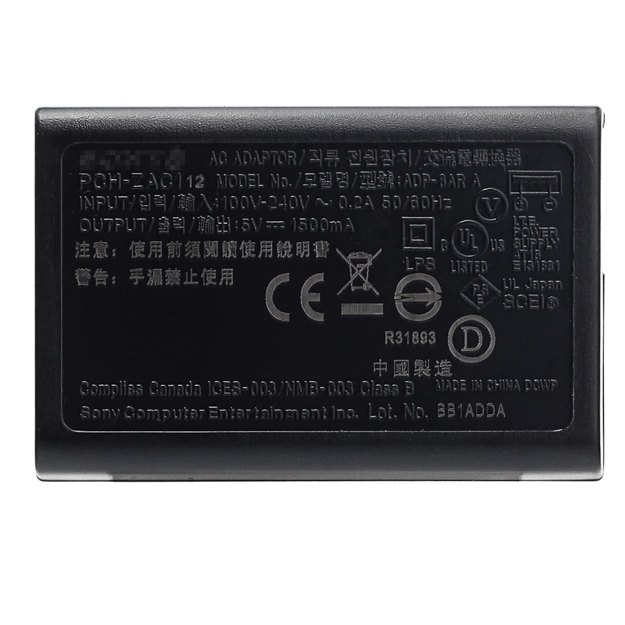 CHENLAN Power Charger Adapter Three Piece Set for Sony Playstation PS Vita 2000 PCH-2001 PCH-100 Vita Slim Charger AC Adapter with Cable