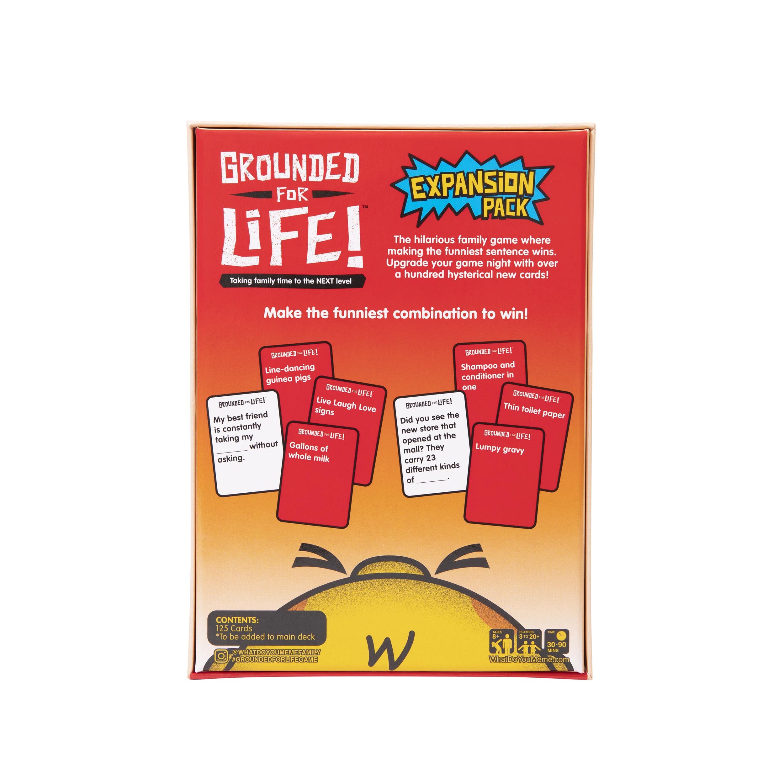 WHAT DO YOU MEME? Grounded for Life Expansion Pack – The Ultimate Kid Game – Designed to be Added to Grounded for Life Core Card Game – Ages 8+