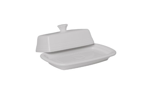 Fiesta Covered Butter Dish, X-Large, White