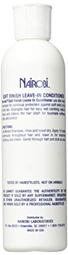 Nairobi Soft Finsh Leave-in Conditioner, 8 Ounce by Nairobi