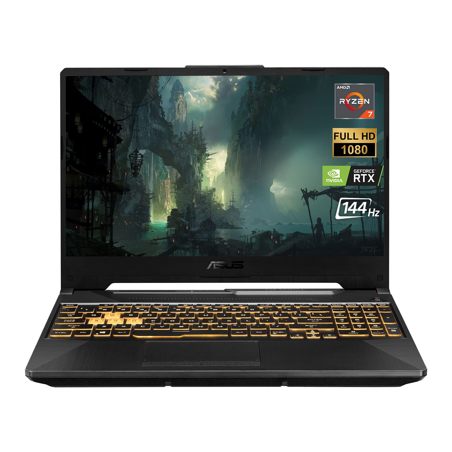 ASUS Newest TUF A15 Gaming Laptop, 15.6" FHD, AMD Ryzen 7 4800H Processor, GeForce RTX 3050 Ti Graphics, 16GB RAM, 512GB SSD, Windows 11 Home (Renewed)