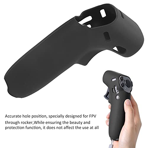FastUU Joystick Protective Sleeve, Joystick Protector Anti Drop Ergonomic Anti Scratch Soft for FPV(Black)