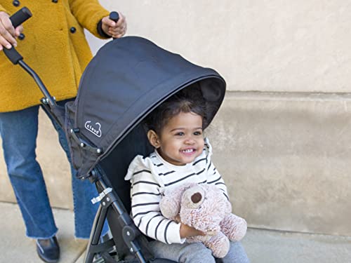Kolcraft Cloud Lightweight Umbrella Stroller with Large Sun Canopy, Black