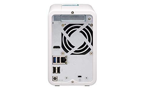 QNAP 2 Bay Home NAS with 4TB Storage Capacity, Preconfigured RAID 1 Seagate IronWolf Drives Bundle, 1GbE Ports (TS-251D-4G-24R-US)