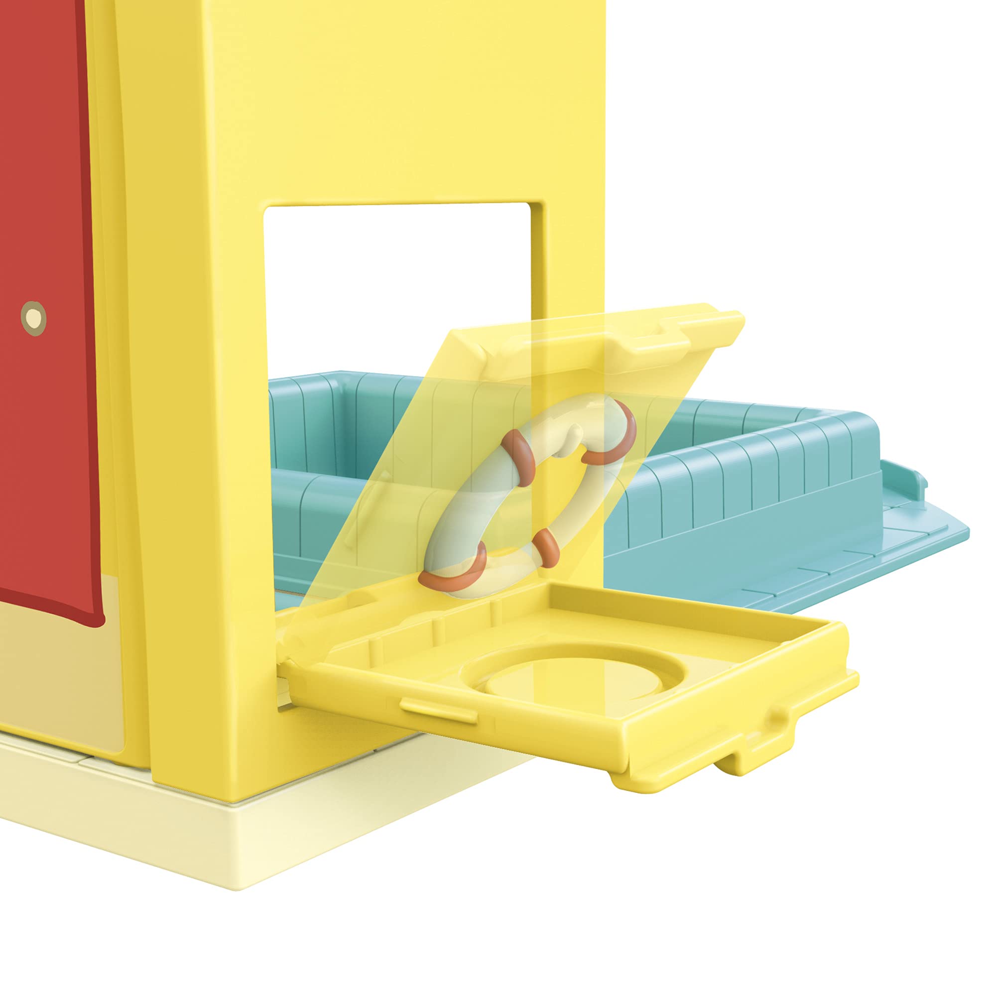 Peppa Pig Peppa’s Adventures Peppa’s Swimming Pool Playset Preschool Toy, Includes 1 Figure and 4 Accessories, Ages 3 and Up