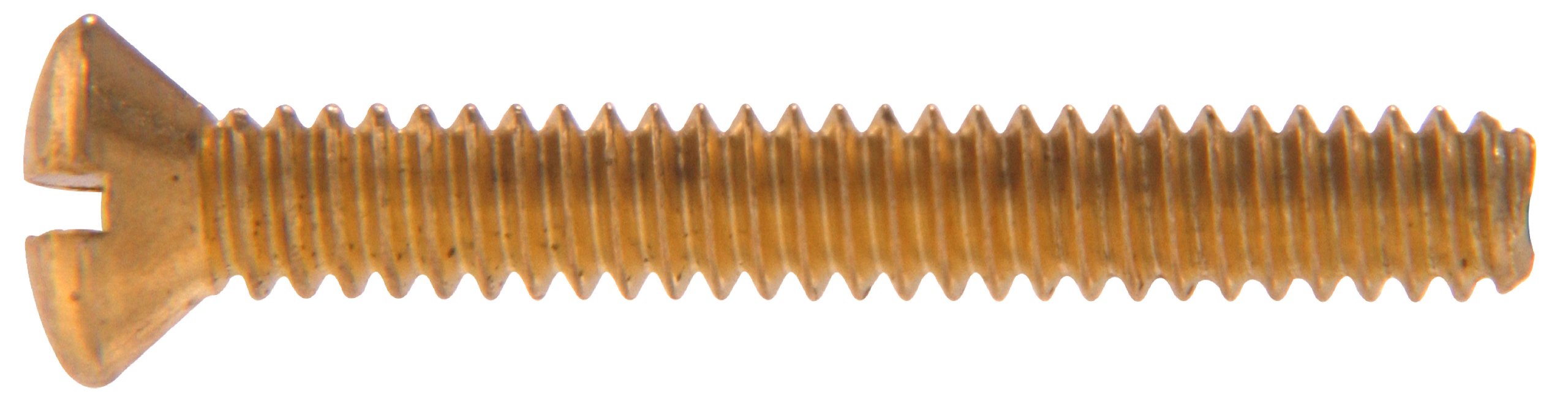 Hillman 4199 Bright Brass Electrical Switch Plate Screw 6-32 x 1 in. (20-Pack)