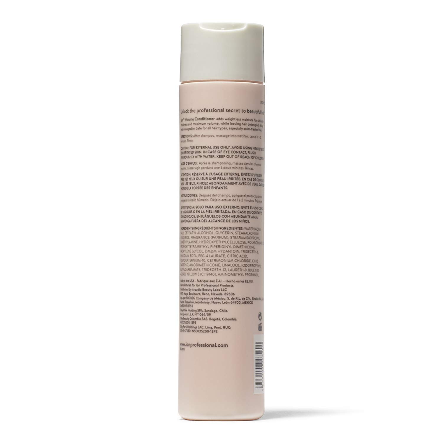 ion Miracle Leave In Conditioner, Vegan, Paraben Free, Adds Shine, Eliminates Frizz, Hydrating, 8 Oz