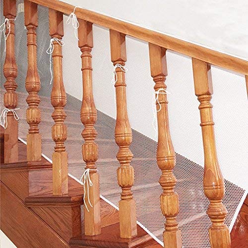 HILTOW Balcony Stairs Safety Net for Children (118inch, Thick)