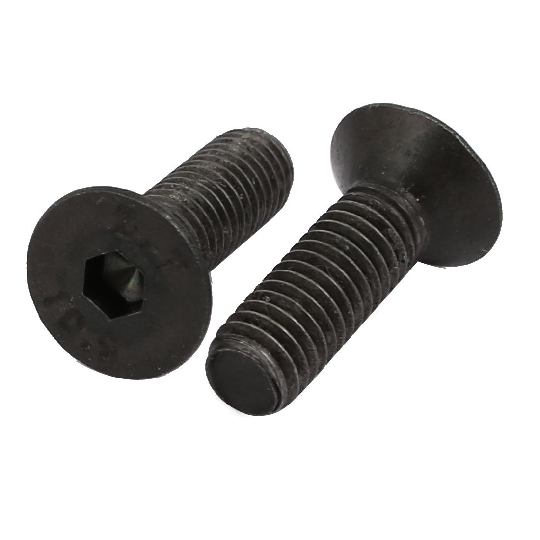 uxcell 5pcs M5x16mm Flat Countersunk Head Hex Socket Left Hand Thread Bolt DIN7991
