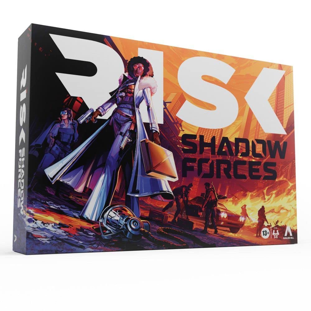 Hasbro Gaming Avalon Hill Risk Shadow Forces Strategy Board Game, War Games for Adults and Family, Ages 13 and Up, for 3-5 Players