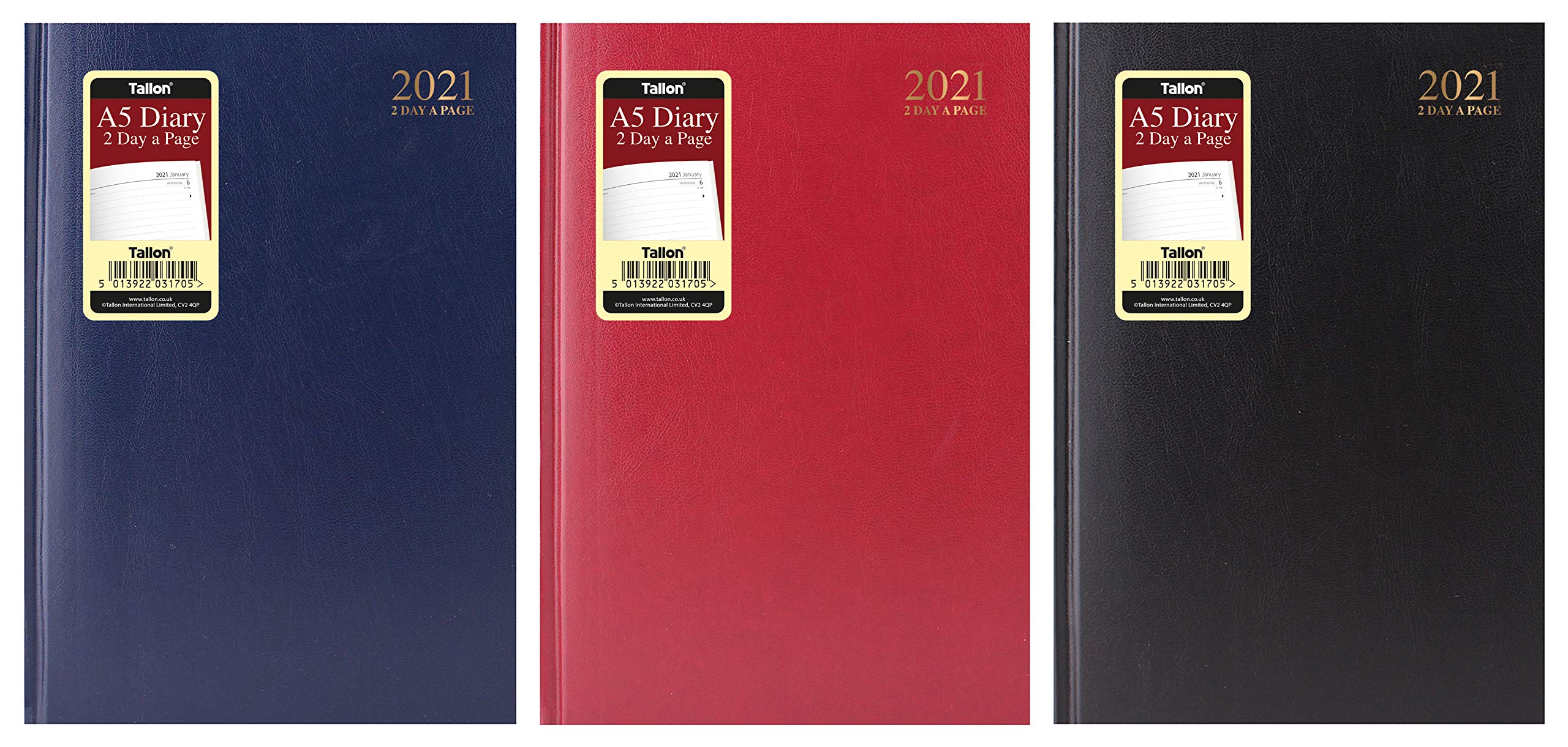 A5 Diary 2 pages per day