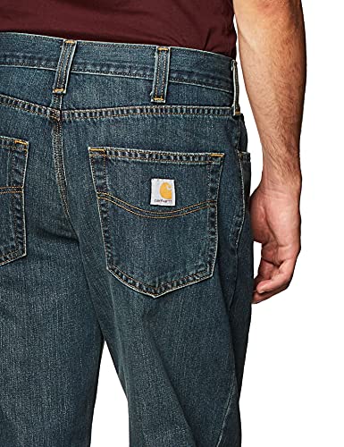 Carhartt Men's Relaxed Fit Holter Jean, Bed Rock, 36W X 30L
