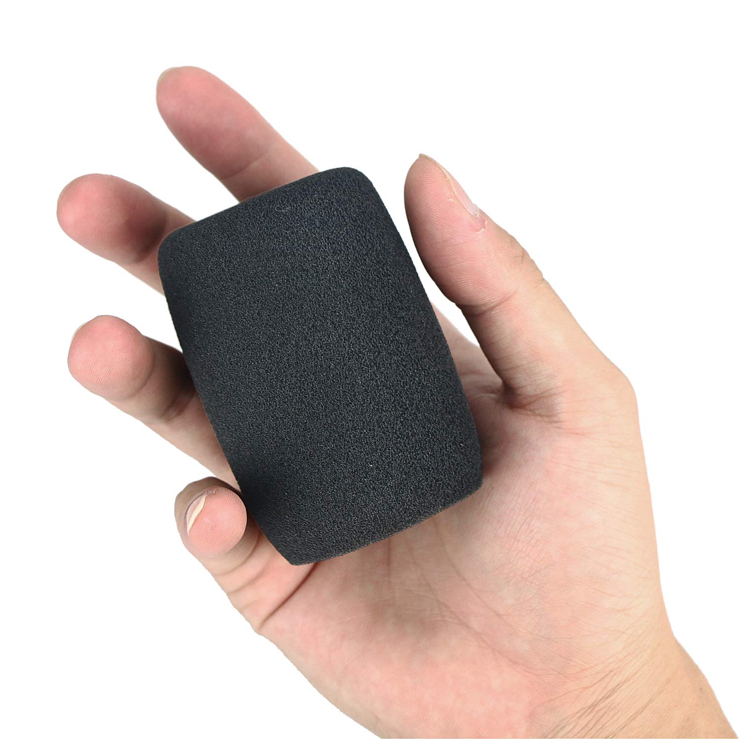 A85WS Black Foam Windscreen Pop Filter fits for SM85, SM86, SM87A,BETA87A, and BETA87C by SUNMON (2Packs)