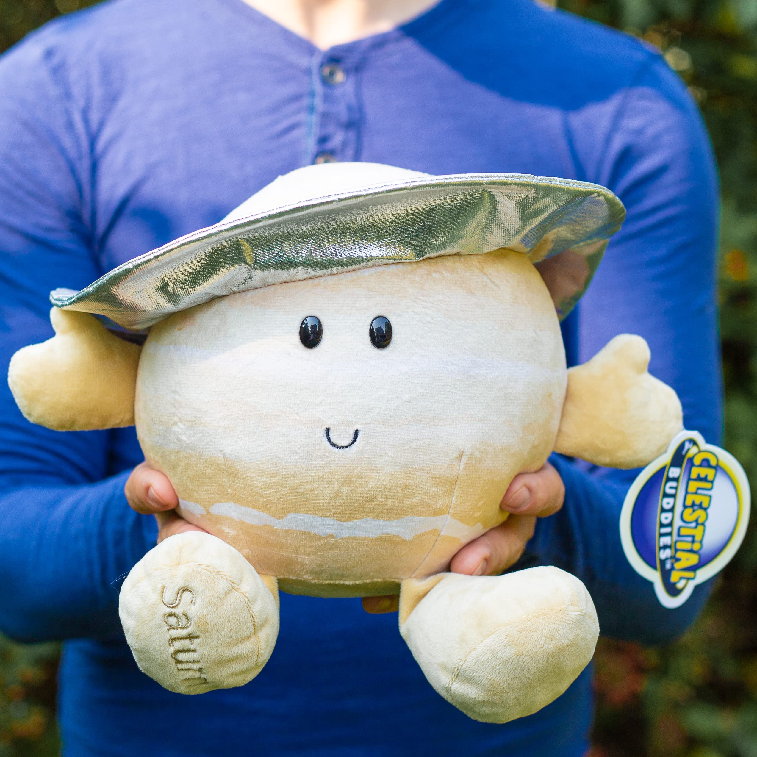 Celestial Buddies Saturn Buddy Science Astronomy Space Solar System Educational Plush Stuffed Planet Toy