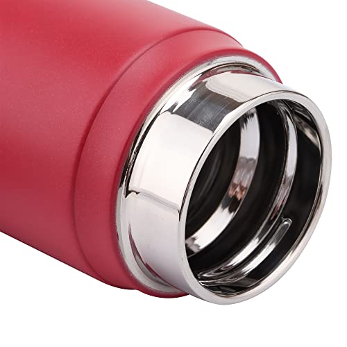 GOOFIT 7Oz Small Coffee Water Bottle Double Wall Vacuum Insulated Thermos for Kids and Women Keeps Cold 12H Hot 12H Red