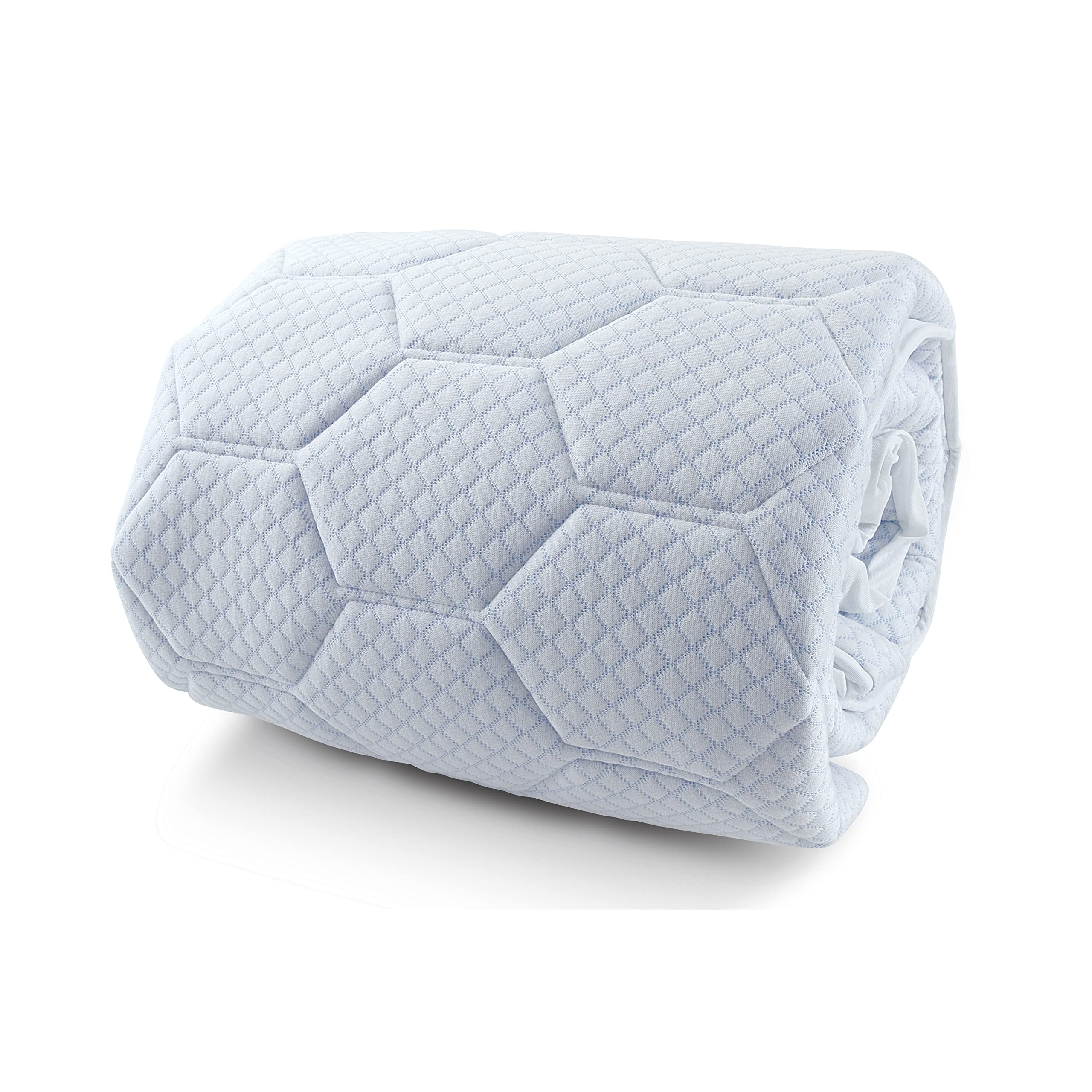Arctic Sleep Cooling Gel Memory Foam Mattress Topper with Skirt Full