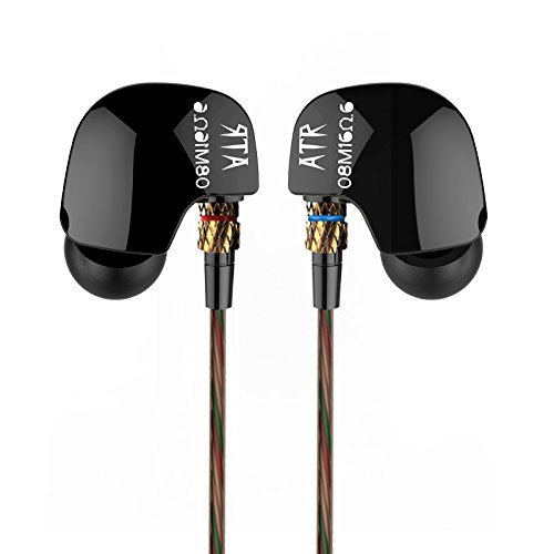 KZ ATR HiFi Stereo Super Bass Noise Isolating Sport in Ear Earphones Without Mic