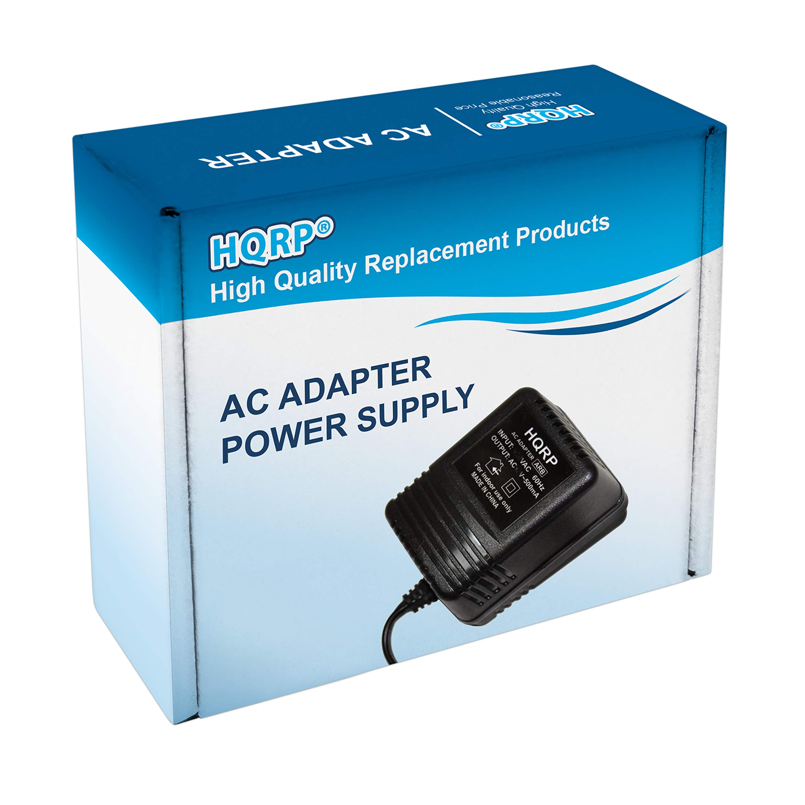 HQRP AC Adapter Works with HPRO Digitech PSS3-120 PSS3120 J-Station, GNX2, GNX3, BNX3, GNX4, GNX3000, Genesis-3 Guitar Processor, Johnson J-Station, Hipro Hpro Power Supply Cord Transformer
