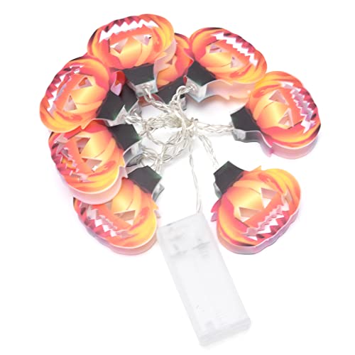 Light String, Simple Installation LED Pumpkin Light Battery Power Supply 10LED for Home for Courtyard for Garden
