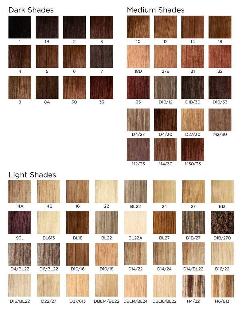 Sunset Pure Beaute' Ultra Premium Tape Hair Extensions - 14 Inches Color #6