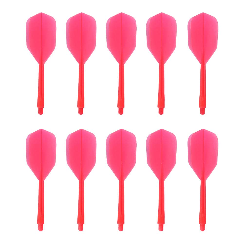Abaodam 10 Pcs Professional Dart Flights and Shafts Dart Accessory Integrated Dart Shaft