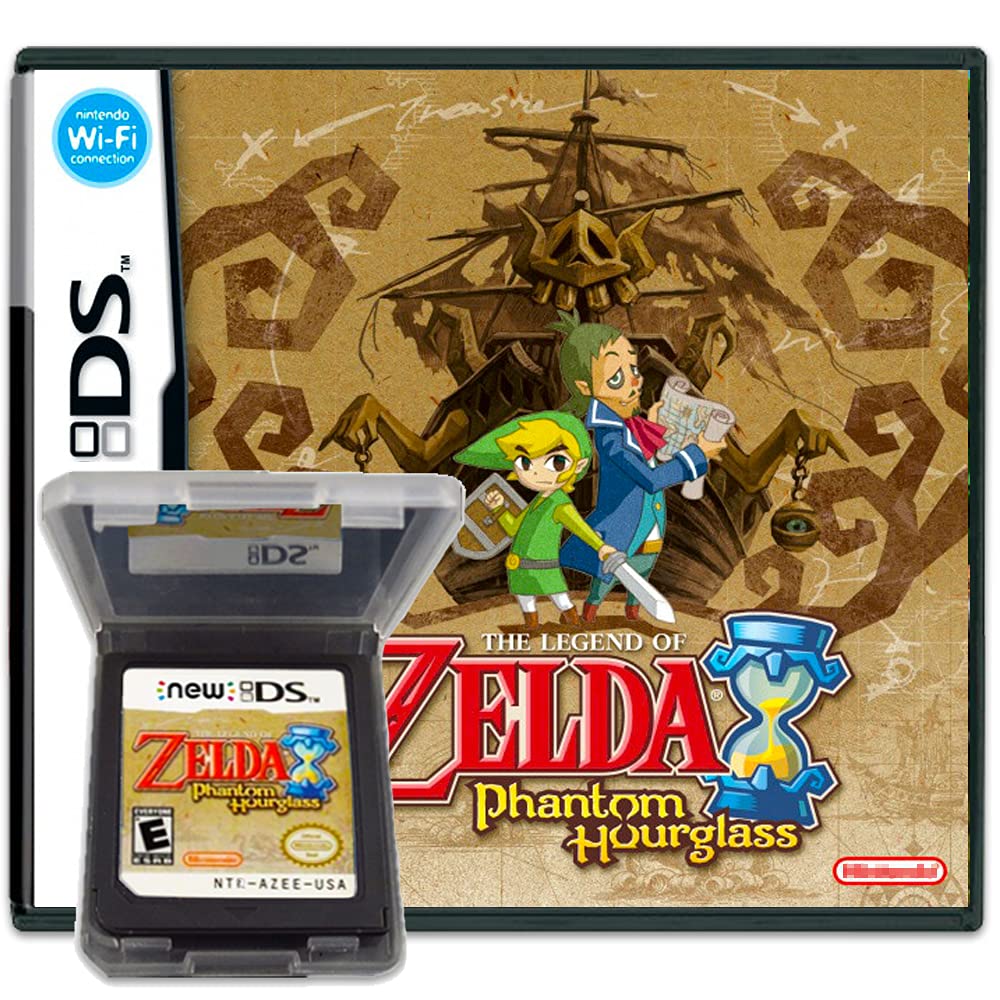 The Legend of Zelda: Phantom Hourglass Version Games Card Cartridge Compatible with NDS/2DS/3DS/DSI/2DSXL/3DSXL (Reproduction Version)