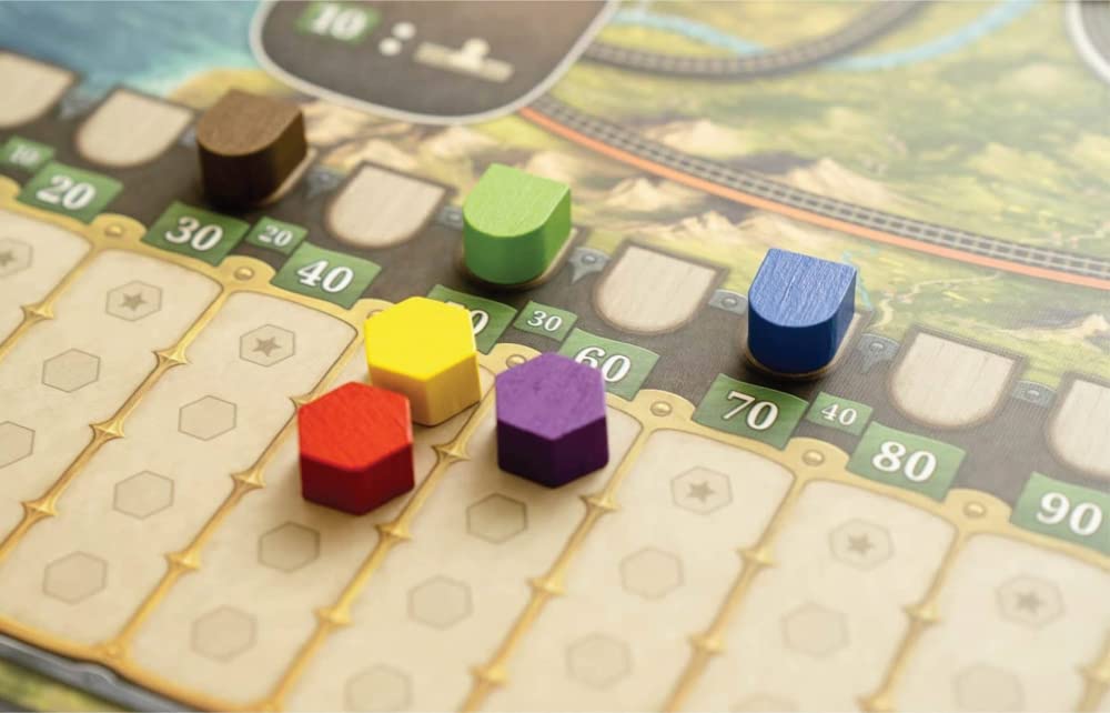 Capstone Games: Imperial Steam, Strategy Board Game, Plan, Build and Expand Your Railway Network, 2 to 5 Players, 120 Minute Play Time, Ages 15 and Up